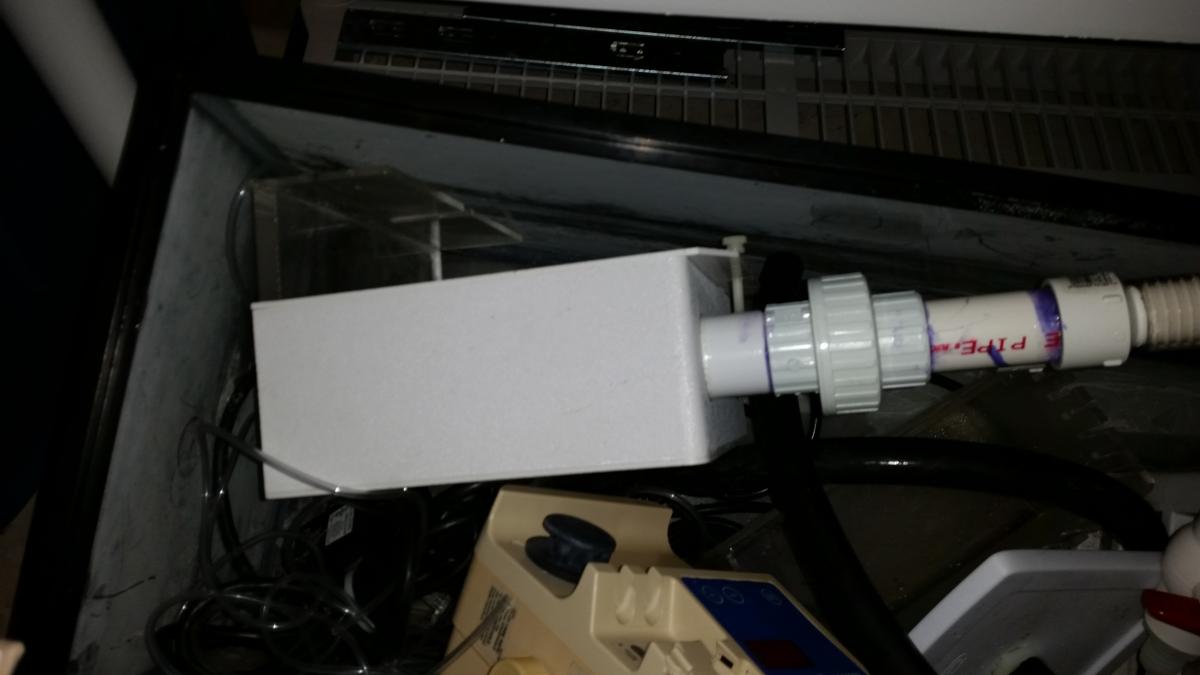 Mixing station, overflow w/sump, tanks, skimmer, hob filter, ato ...