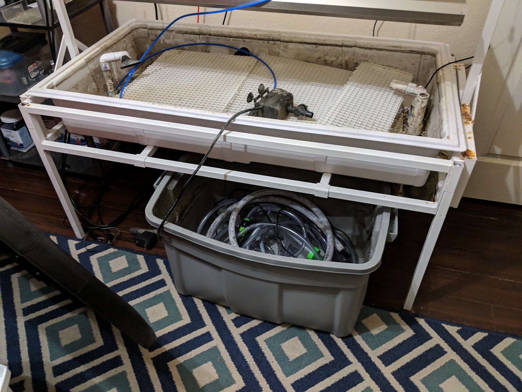 Old BRS style DIY frag tank setup - Hardware - Austin Reef Club